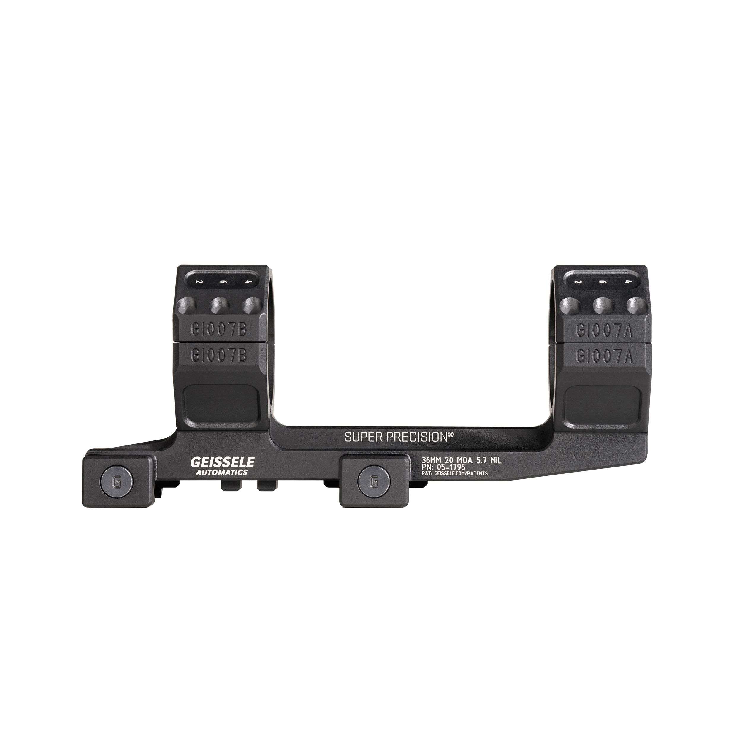 Geissele Super Precision® - Zero Compromise Scope Mount, 36mm - Black ...