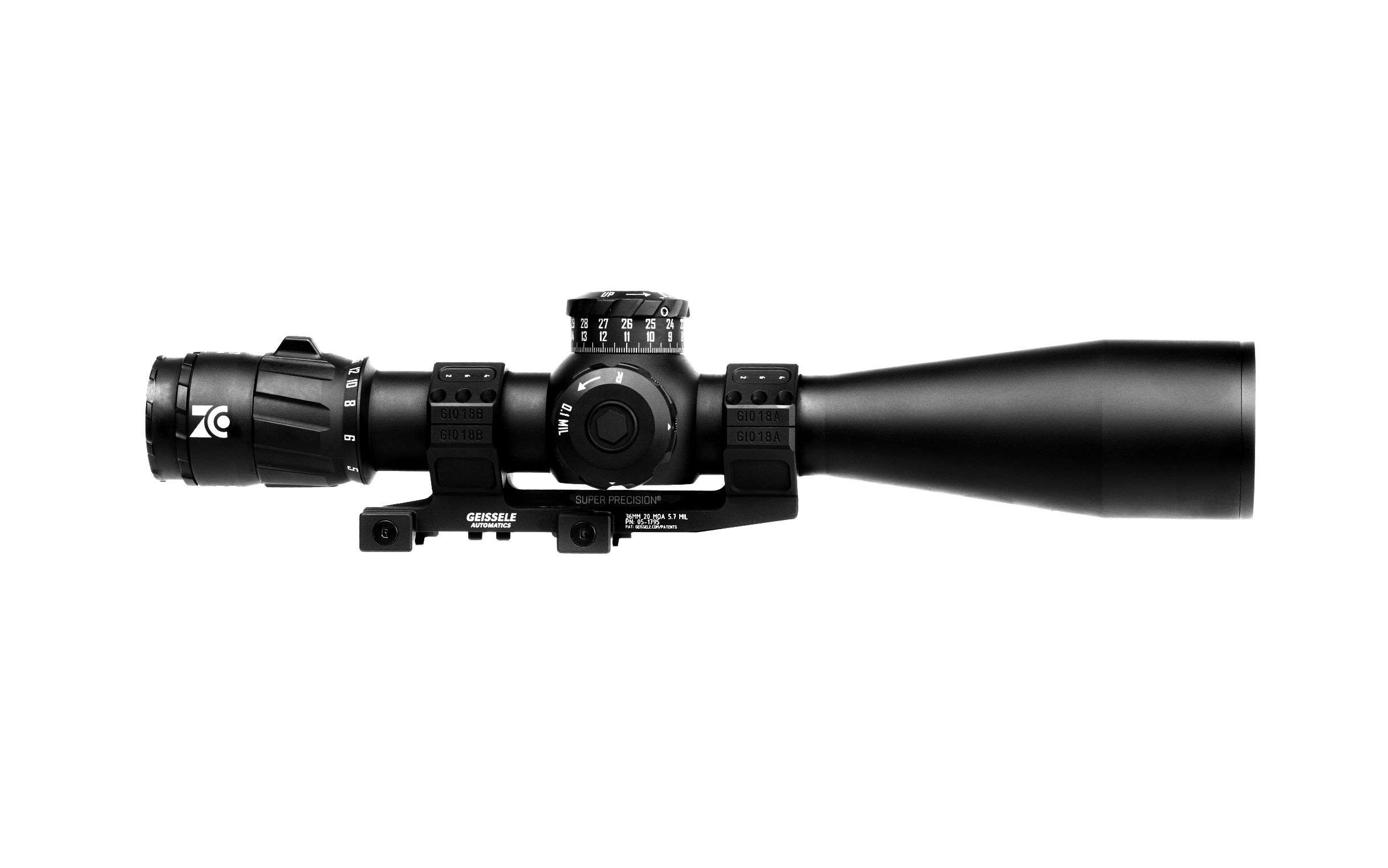 Geissele Super Precision® - Zero Compromise Scope Mount, 36mm - Black ...