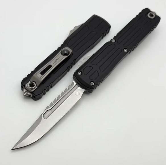 Microtech Ultratech EX-ZBP Interceptor Signature Series Stonewash ...